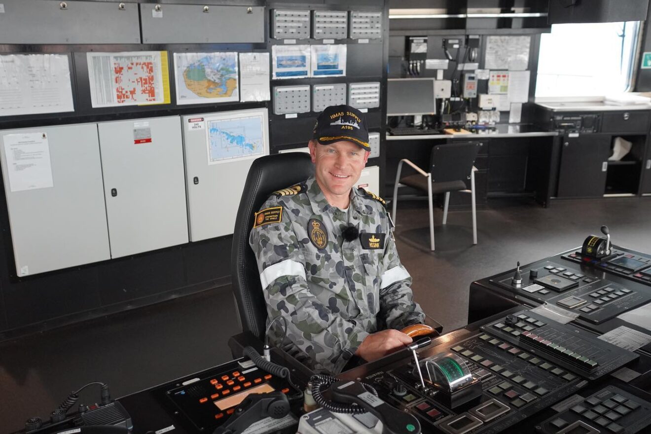 Captain Ben Hissink HMAS Supply - BUNNIES TV